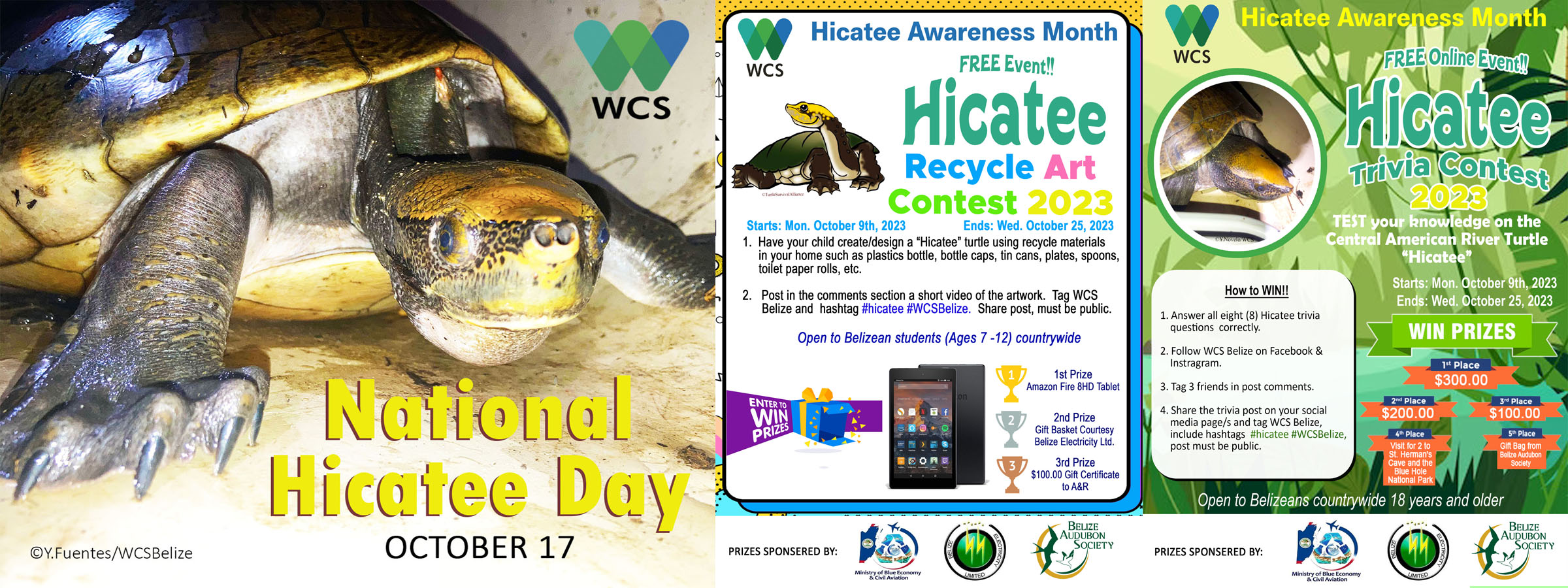 WCS Belize > About Us > Outreach and Communication